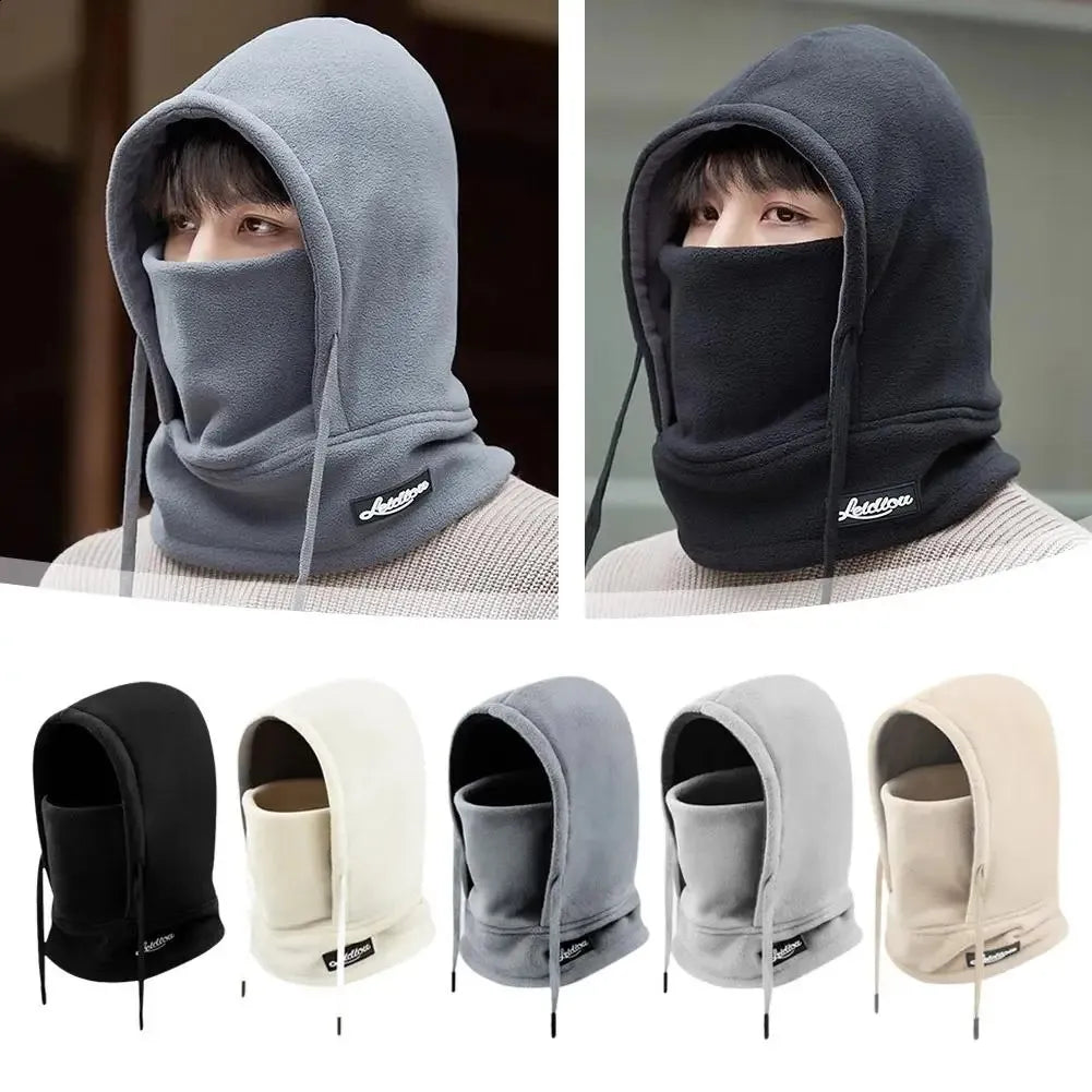 Winter Fleece Balaclava Face Mask - Windproof Ski Neck Warmer Hood for ...